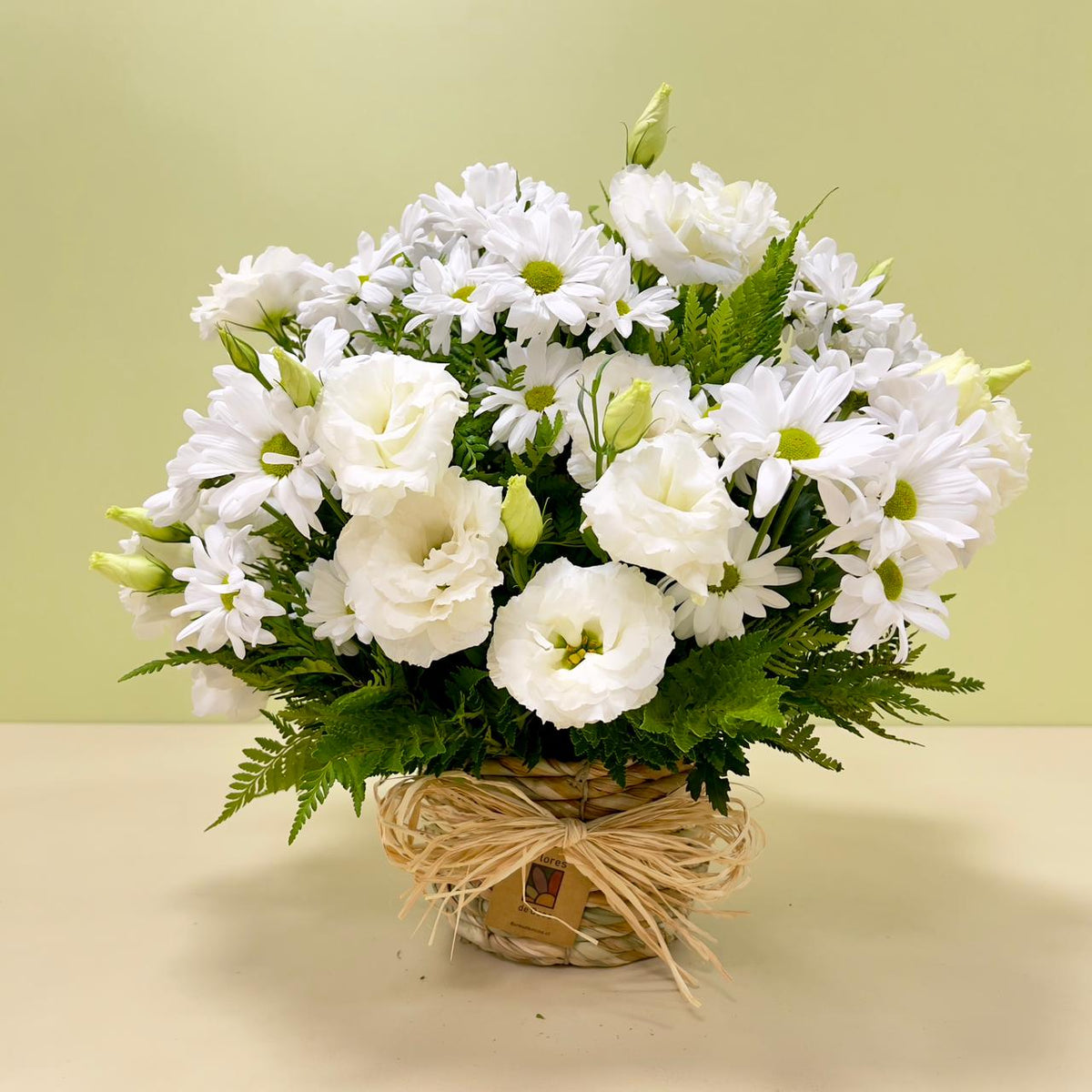 Arreglos florales en canasto | Despacho RM | Flores de ocoa